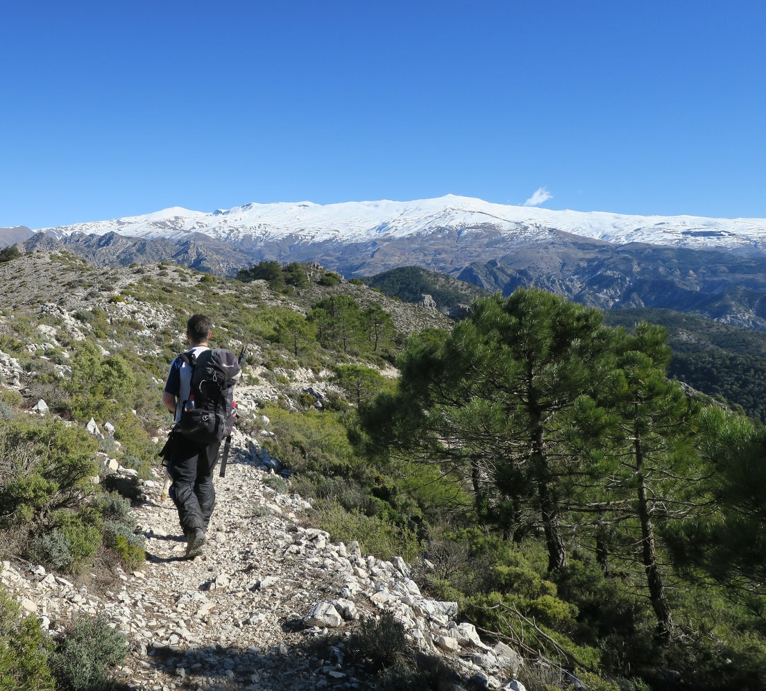 Walking the Ruta Boabdil, Lecrin Valley south of Granada